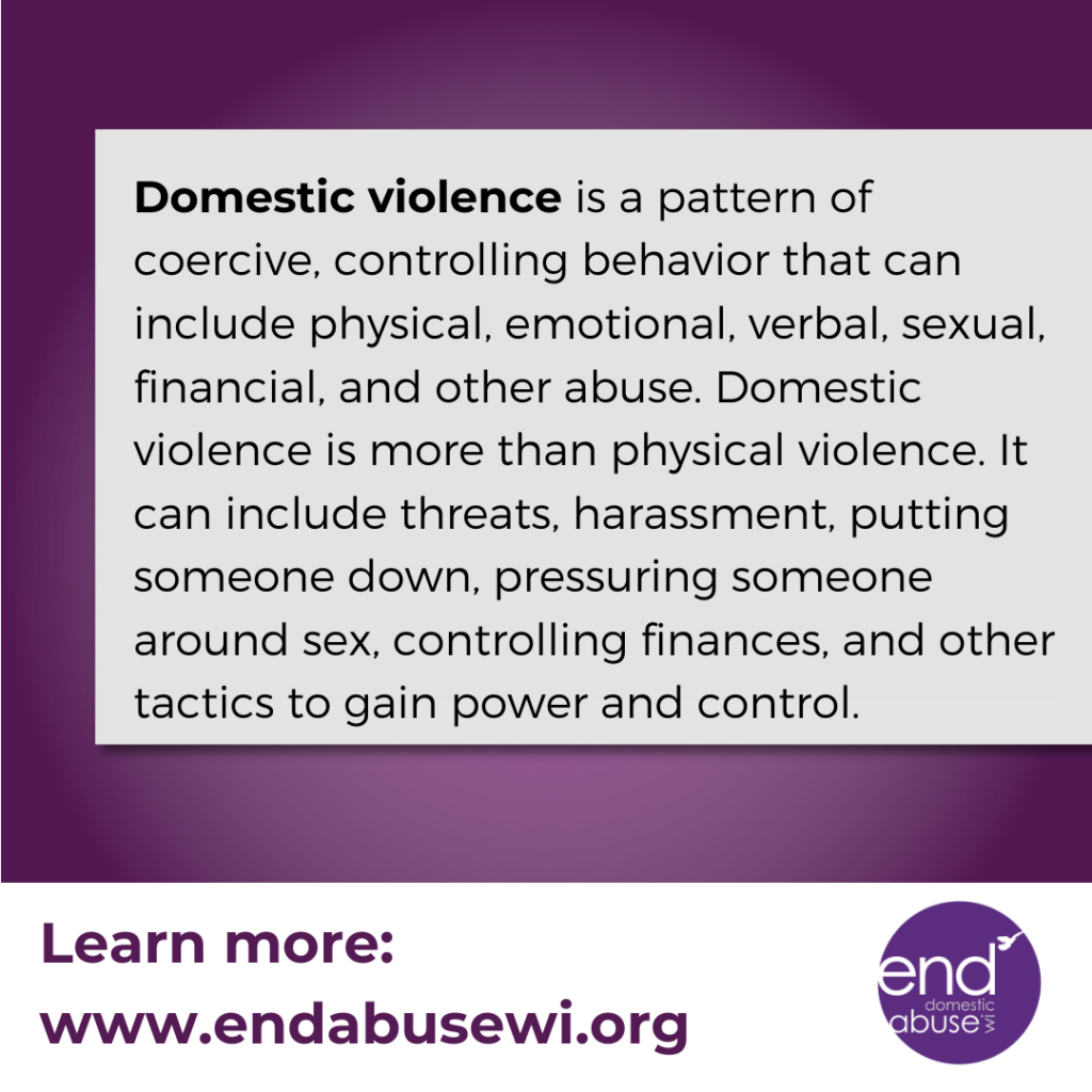 Domestic Violence 101 - End Domestic Abuse Wisconsin